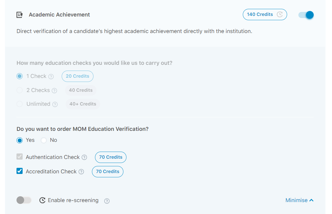 4. How do MOM Education Verifications work?