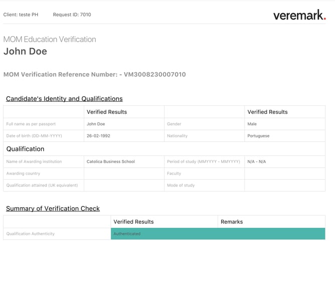 4. How do MOM Education Verifications work?